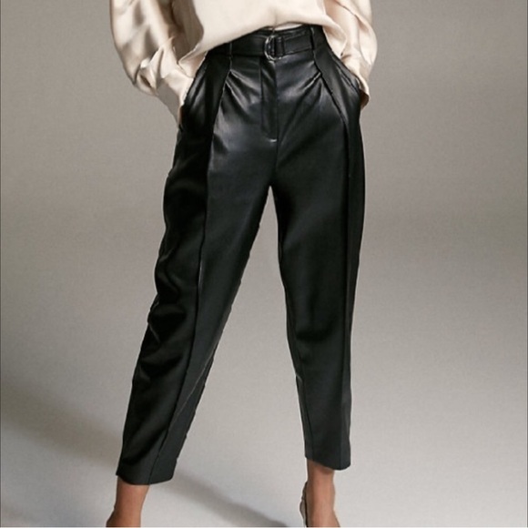 Babaton | Pants & Jumpsuits | Babaton Mayne Faux Leather Pants | Poshmark